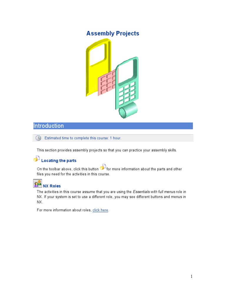 Assembly Projects: Locating The Parts | PDF | Computing | Computing And ...