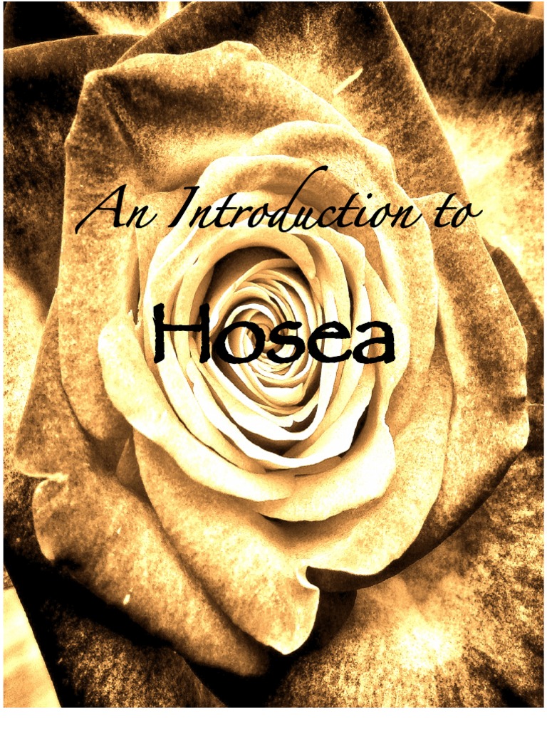 Book of Hosea (A Study Guide) | PDF | Hosea | Repentance