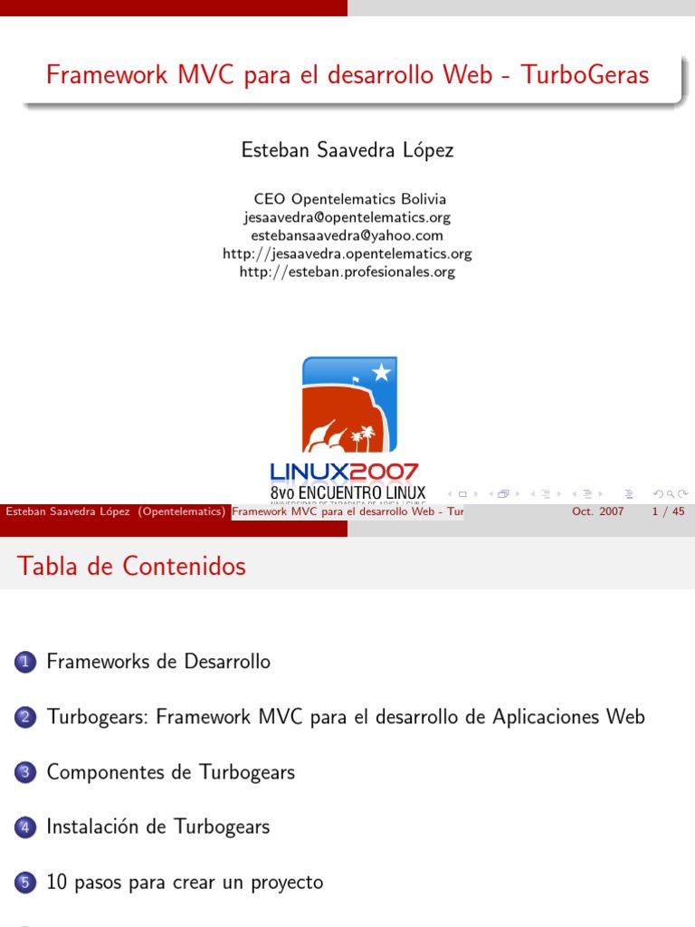 Turbogears Framework para El Desarrollo de Aplicaciones Web | PDF ...