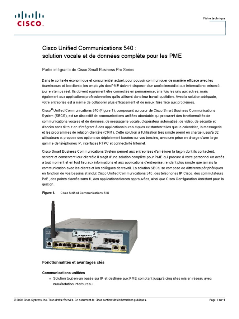 Data Sheet UC540 | PDF | Technologie de médias | Informatique