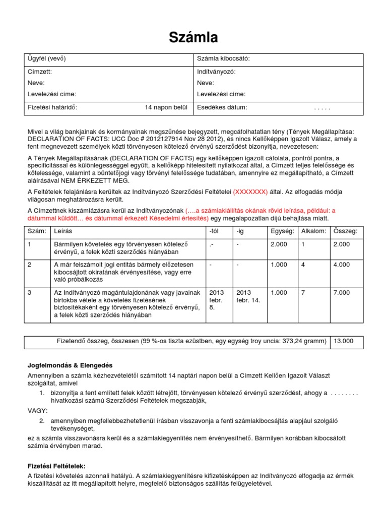 CN Invoice 06p00 Hungarian | PDF