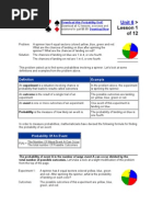 01 - Probability of Simple Events | PDF | Probability | Probability Theory