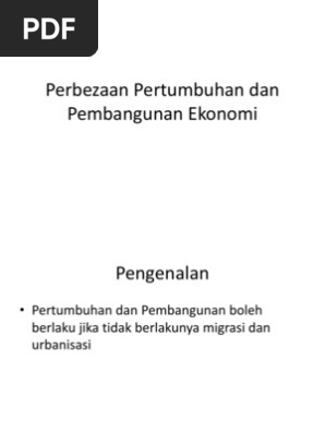 1 Bincangkan Perbezaan Diantara Pertumbuhan Ekonomi Dan Pembangunan Ekonomi - nerveploaty