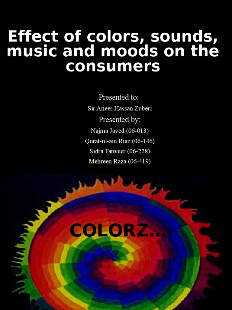 The Effect of Colors, Sounds, Moods and Music On Consumer | PDF | Color ...