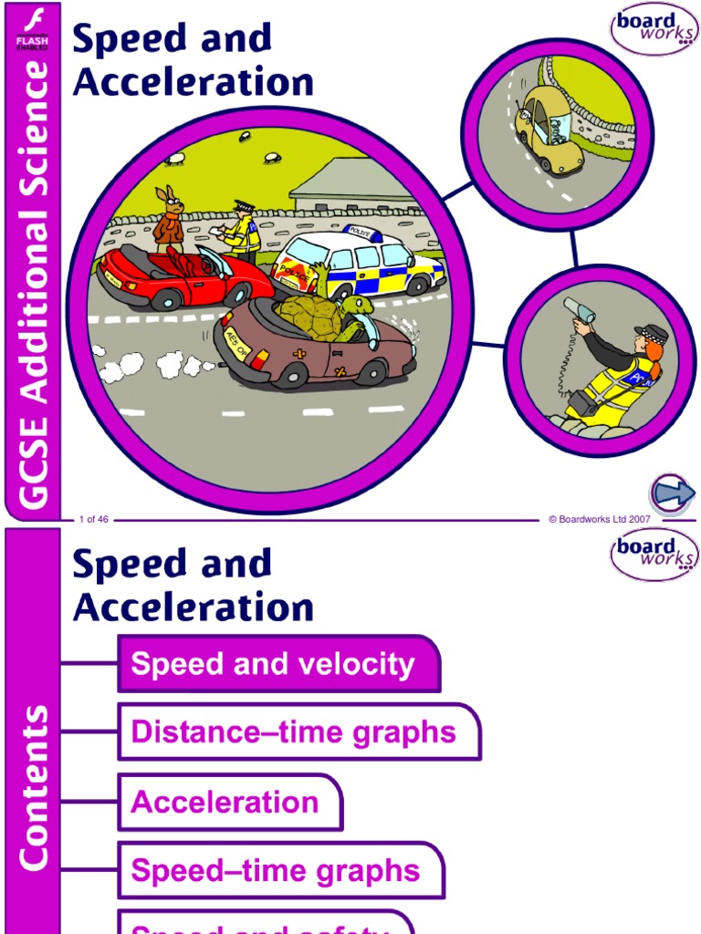 Speed and Acceleration v1.0 | PDF | Speed | Acceleration