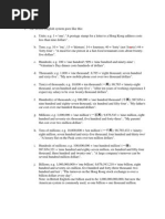 How to Express Numbers in English | PDF | Decimal | Numbers