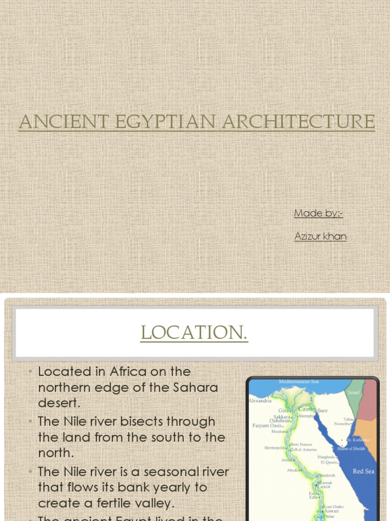 Ancient Egyptian Architecture | PDF