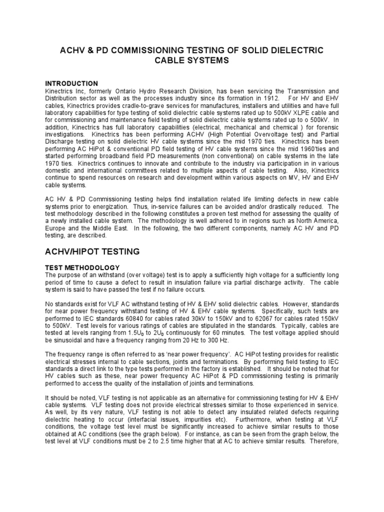 Partial Discharge 1 PDF | PDF | Transformer | Capacitor