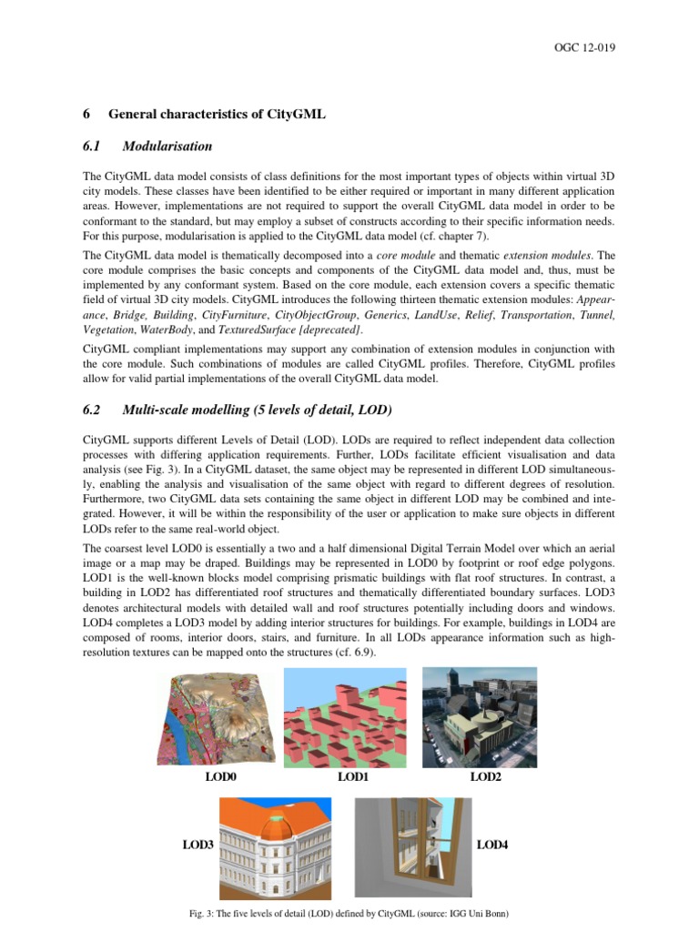LOD OGC Standard | PDF | Modularity | Data Model