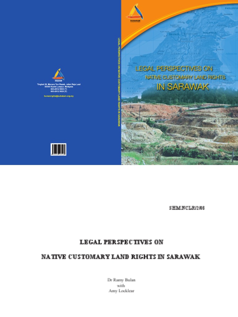 Legal Perspectives On Native Customary Land Rights in Sarawak, 2008 ...
