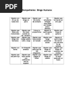 Human Bingo | PDF
