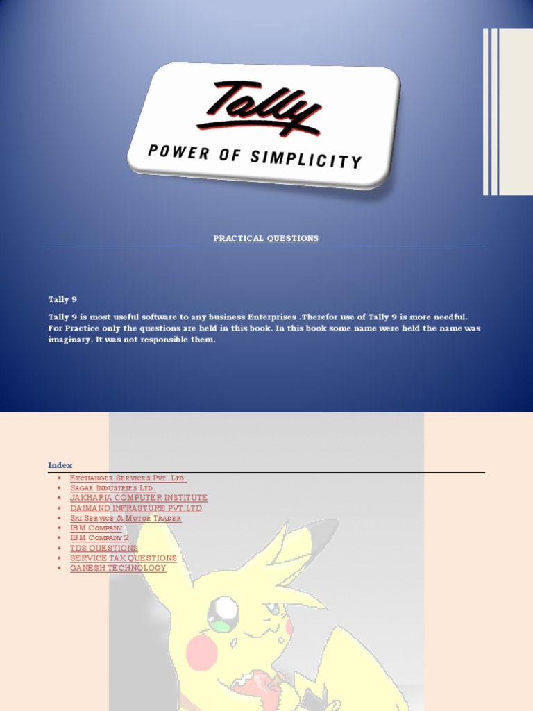 Tally Assignment Book | PDF | Cheque | Debits And Credits