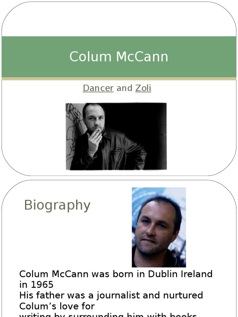 Colum McCann | PDF | Novels