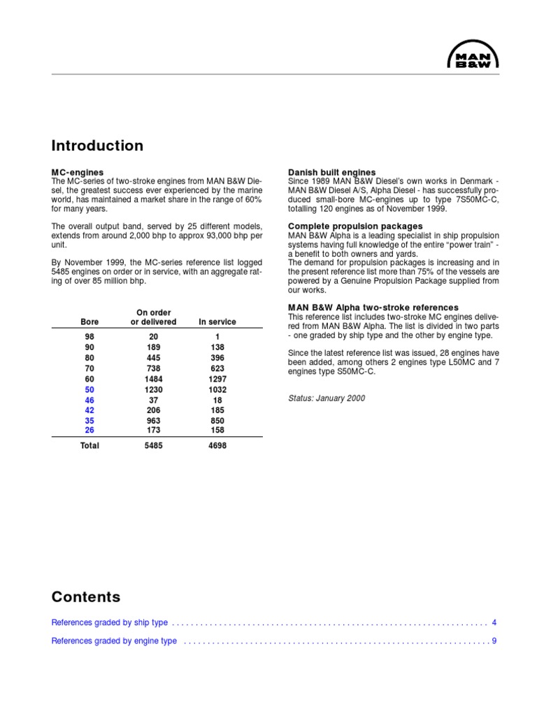 MC-engines Danish Built Engines | PDF | Oil Tanker | Marine Propulsion