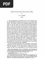 Evolution of Ancient Tamil Script | PDF | Linguistics | Writing