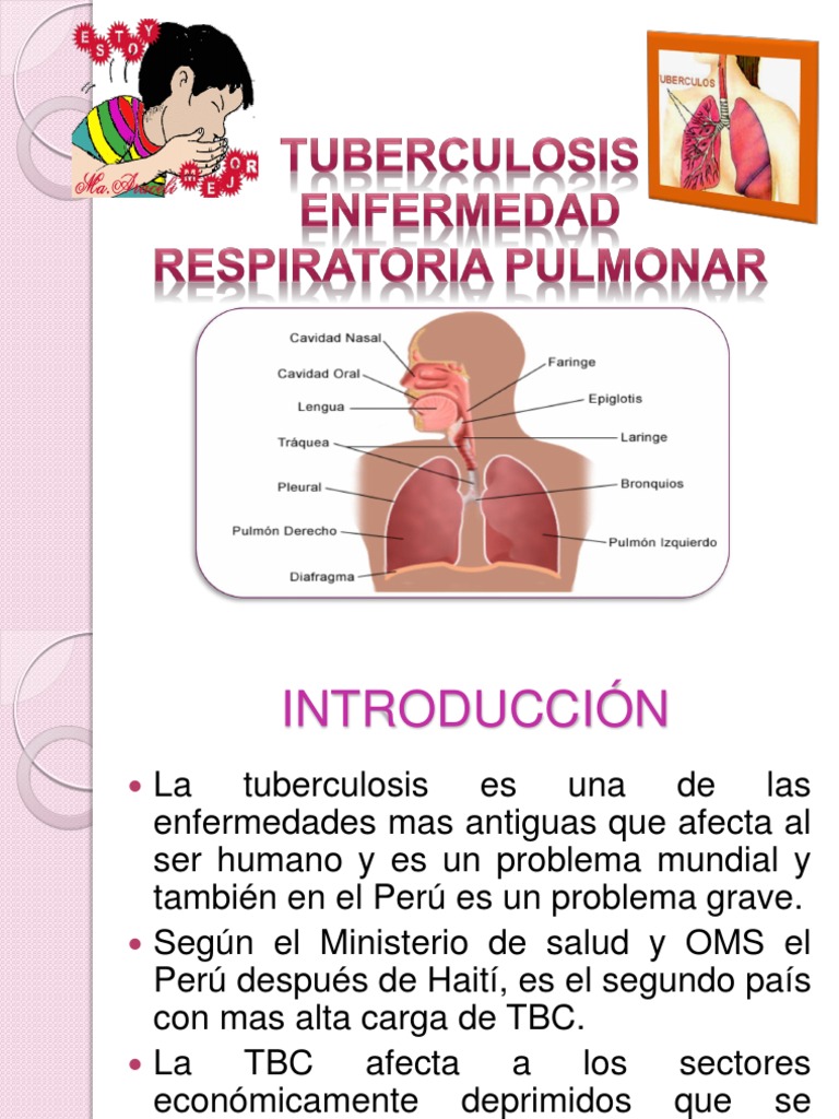 TUBERCULOSIS ENFERMEDAD RESPIRATORIA | Tuberculosis | Medicina CLINICA