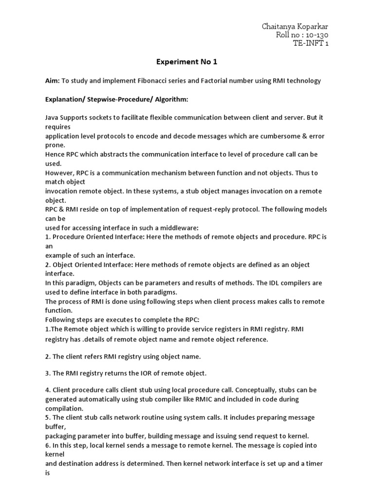 Exp 1 | PDF | Interface (Computing) | Object (Computer Science)