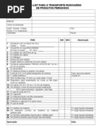 Check List de Carregamento de Cargas | PDF | Transporte