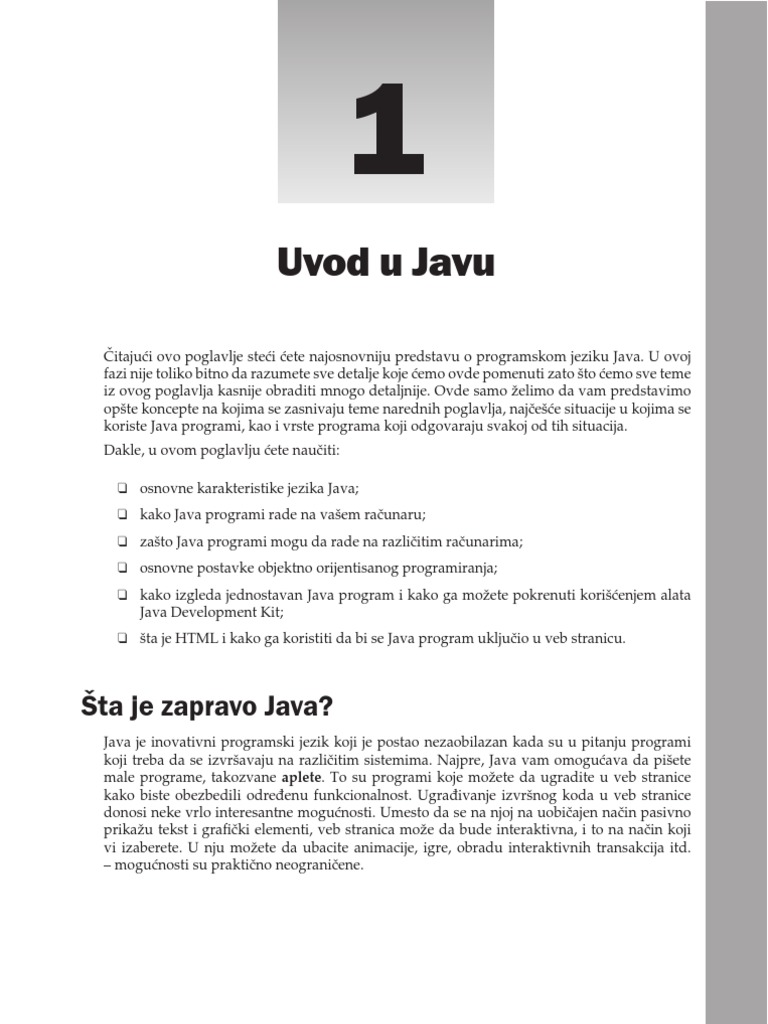 Java 2 JDK 5 Pog 01 Od Pocetka | PDF