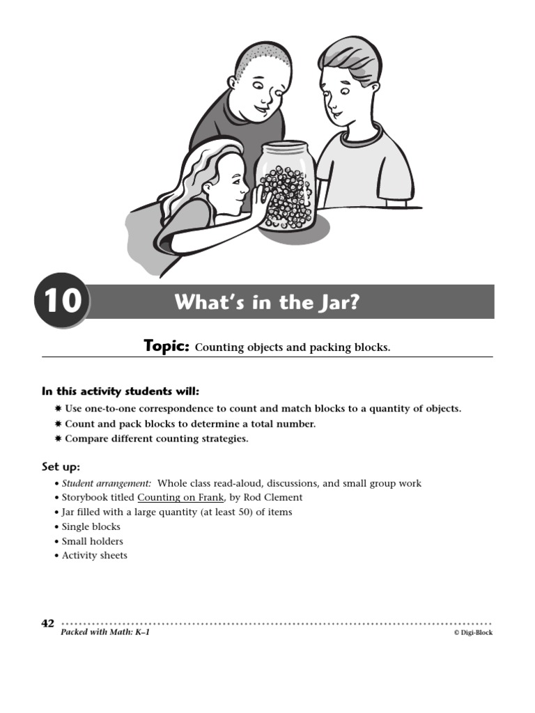 What's in The Jar? | PDF | Teaching | Cognition