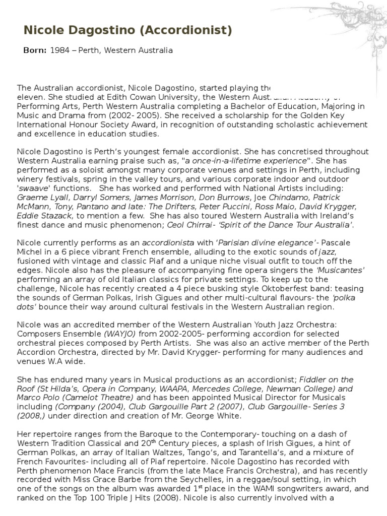 Accordion Package | PDF | Accordion | Orchestras