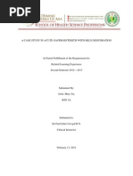Pathophysiology of Acute Gastroenteritis | PDF | Diarrhea | Human Feces