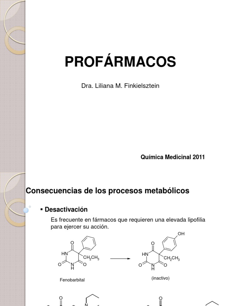 Profrmacos 20112 | PDF | Ester | Farmacocinética