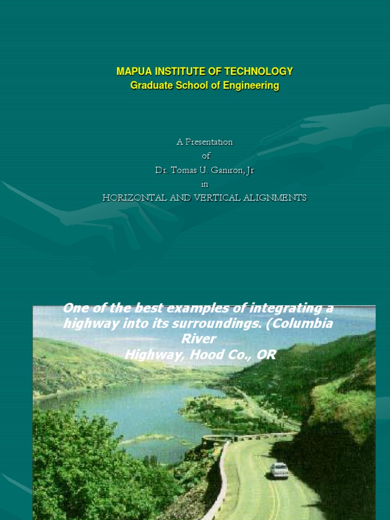 Horizontal and Vertical Alignment | PDF | Highway | Tunnel