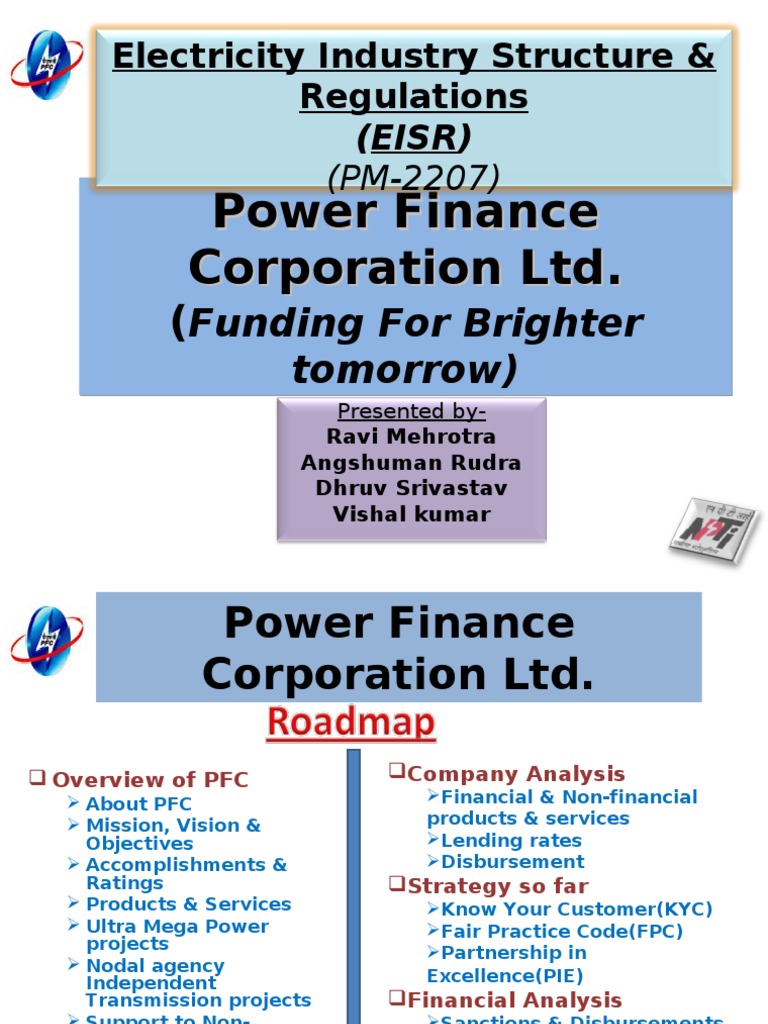 Power Finance Corporation Overview | PDF | Loans | Board Of Directors