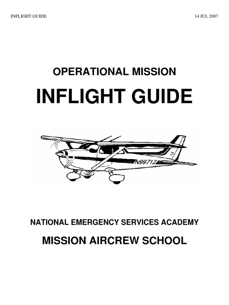 Mission Aircrew Inflight Guide | PDF | Visual Flight Rules | Instrument ...