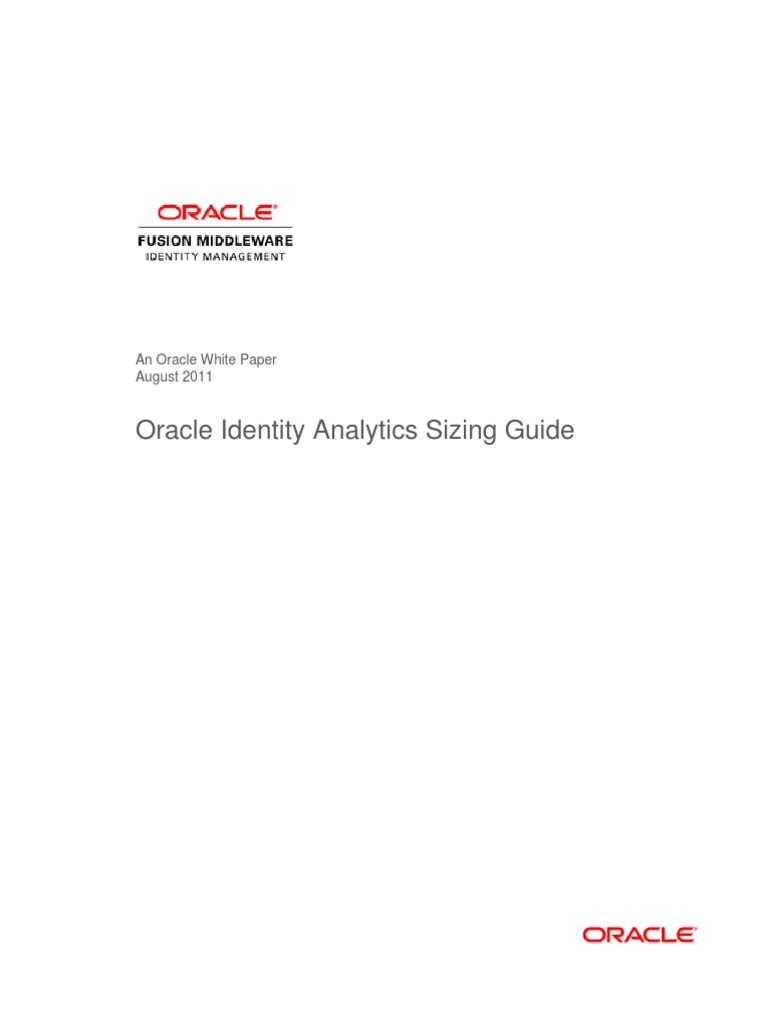 OIA Sizing Guide | PDF | Oracle Database | Scalability