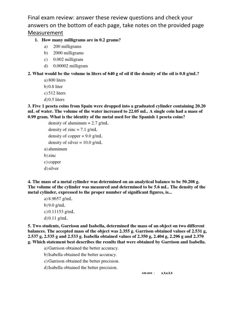 Chemistry Honors Final Review Worksheet | PDF | Ionic Bonding ...