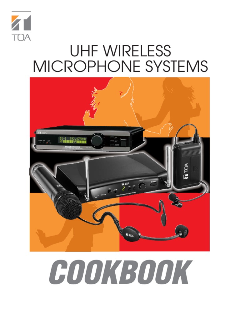 Manual Guide TOA Wireless Mic0 | PDF | Microphone | Antenna (Radio)