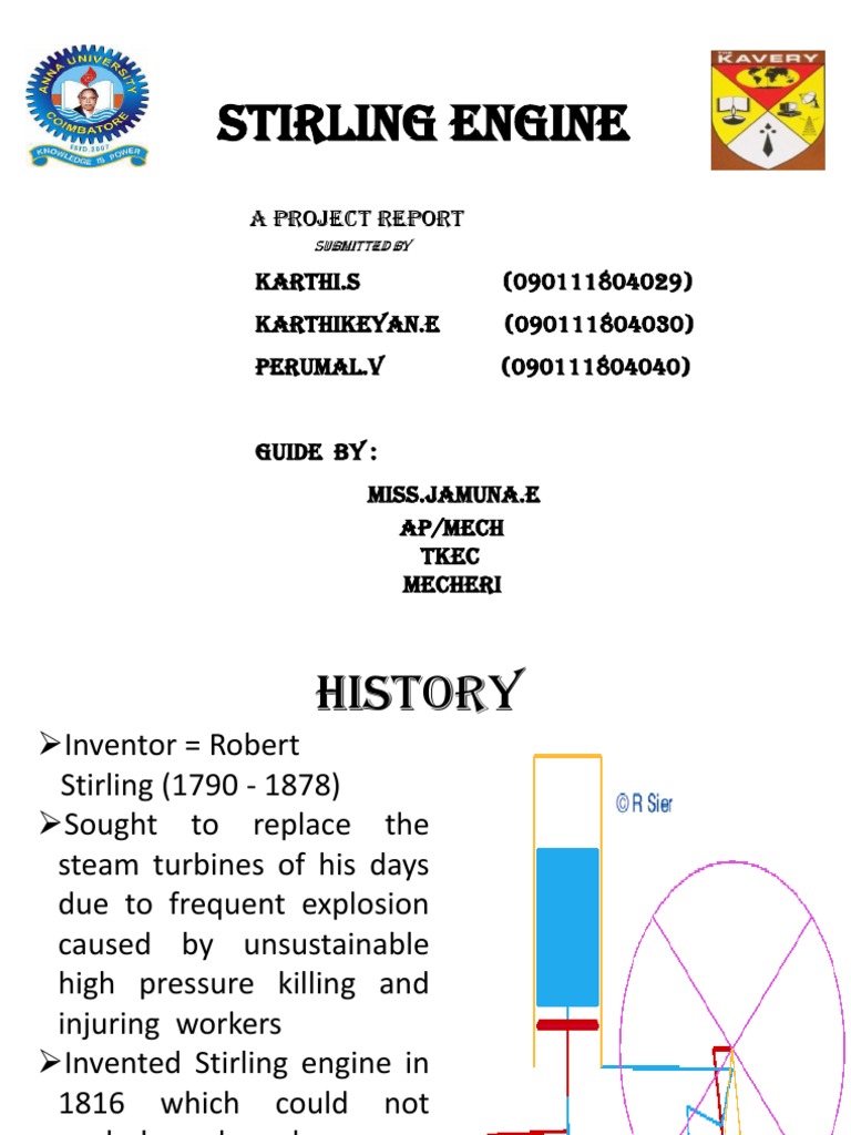 Striling Engine.1 | PDF | Engines | Power Station