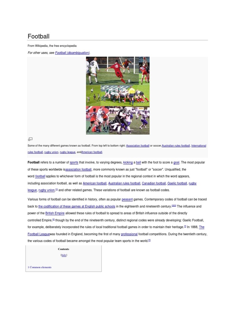 Football | PDF