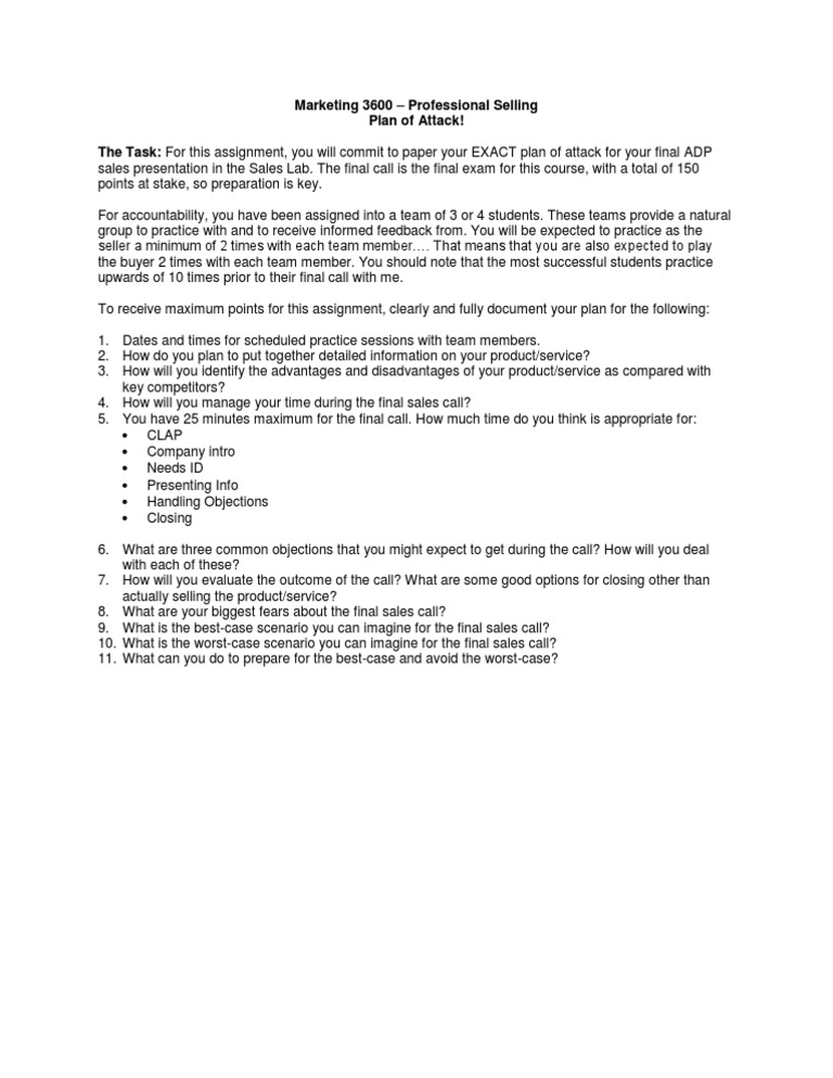 Final Sales Presentation Strategy Guide | PDF | Career & Growth | Business