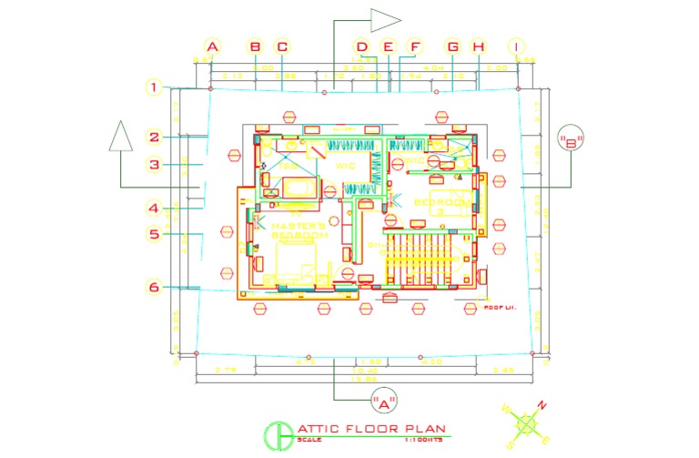 Attic Floor Plan: WIC T&B WIC T&B | PDF