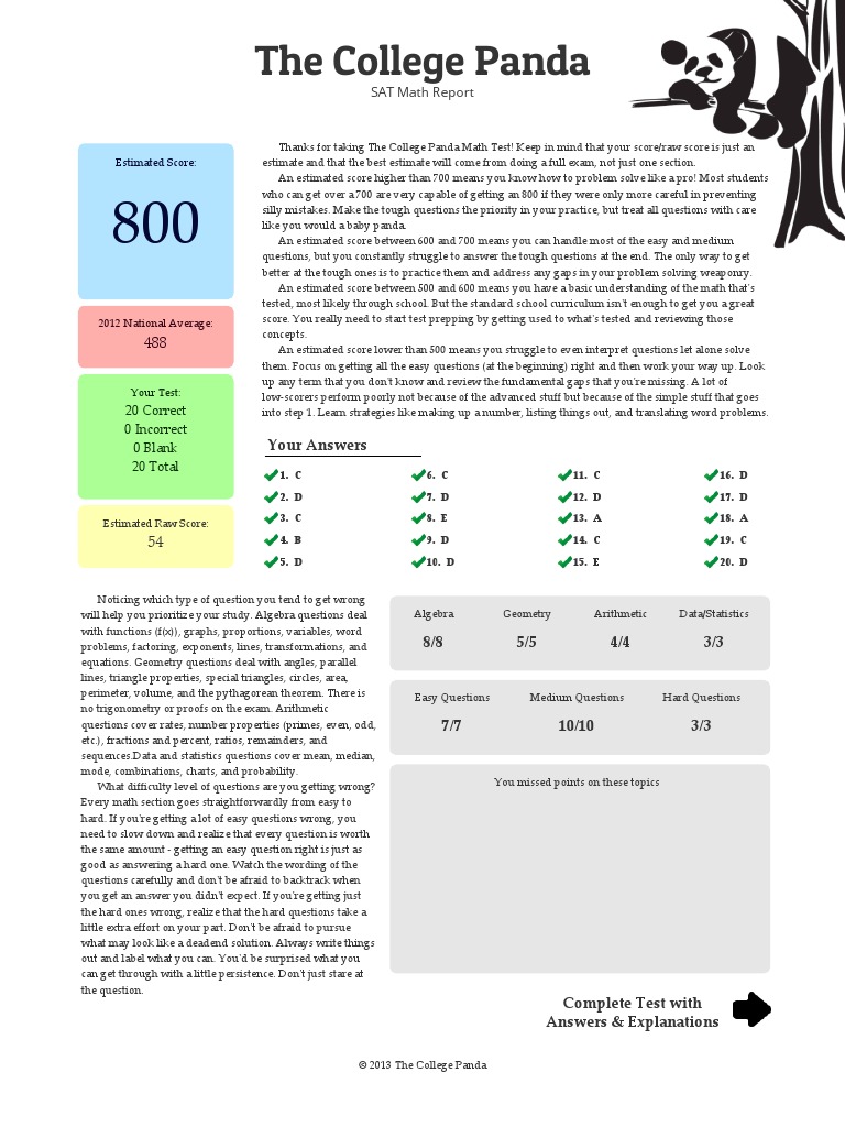 SAT Panda Math | Sat | Triangle