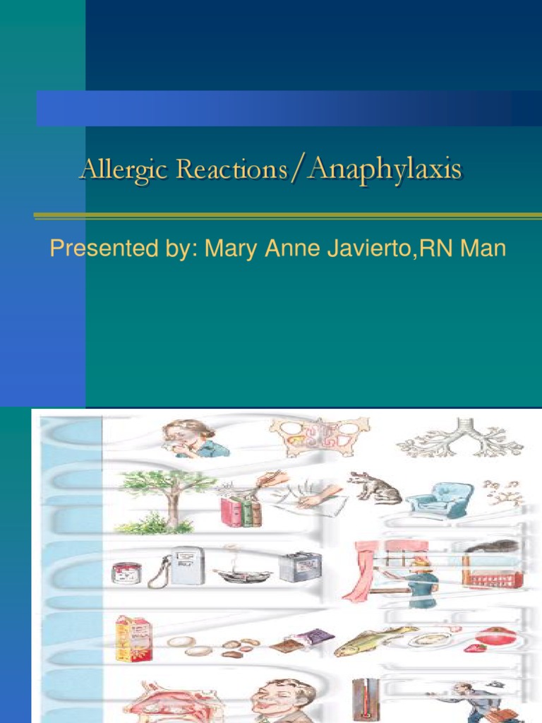 Anaphylaxis Reactions | PDF | Allergy | B Cell