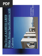 AASHTO LRFD Culvert Bridge Design Guide | PDF