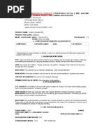 Calla 1452 Material Safety Data Sheet: Zip-Chem Products | PDF ...