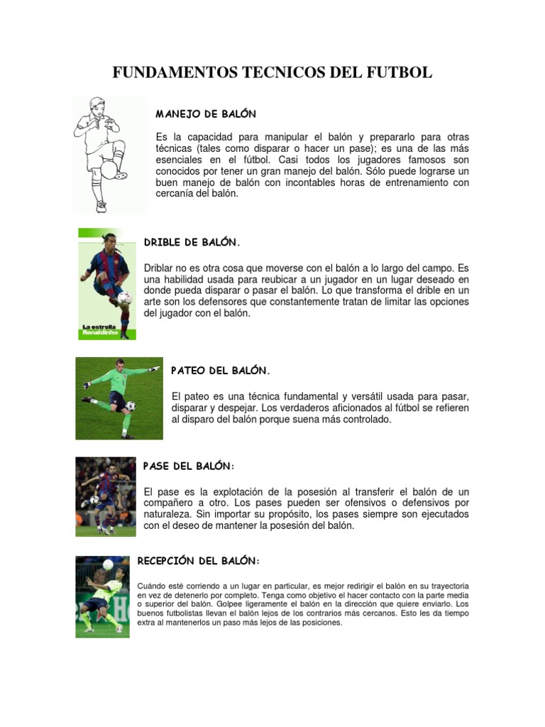Fundamentos Tecnicos Del Futbol | Descargar gratis PDF | Códigos de ...