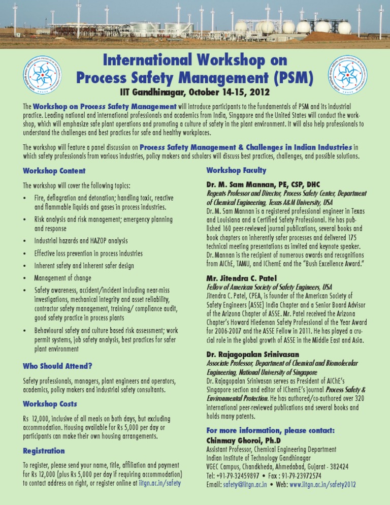 Safety Workshop | PDF
