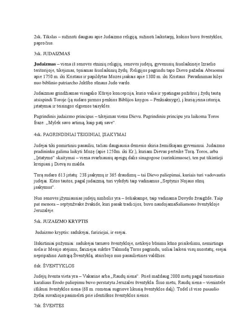 Judaizmas | PDF