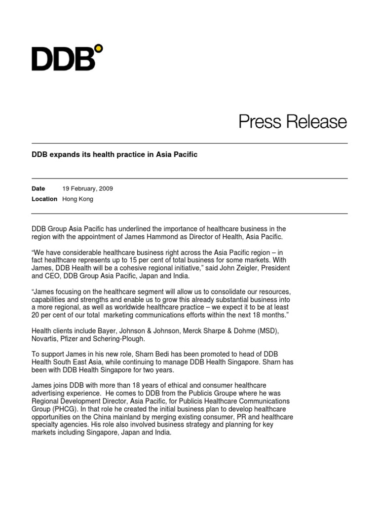 2 19 09 DDB Health Asia Pacific | PDF | Merck & Co. | Marketing ...