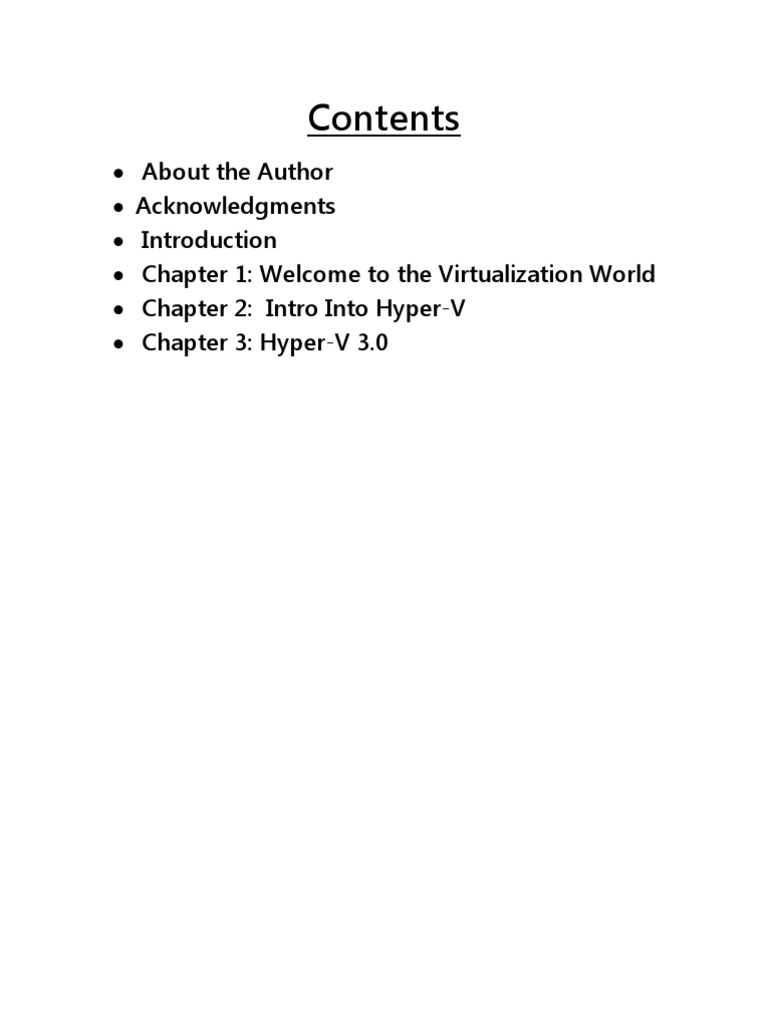 Introduction Into Virtualization World | PDF | Hyper V | Virtual Machine