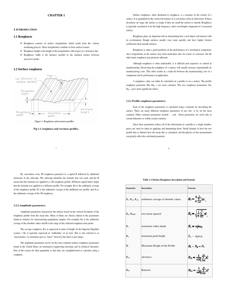 Analysis On Surface Roughness | PDF | Surface Roughness | Metalworking