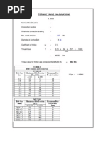Bolt Torque Spreadsheet | PDF | Screw | Nut (Hardware)