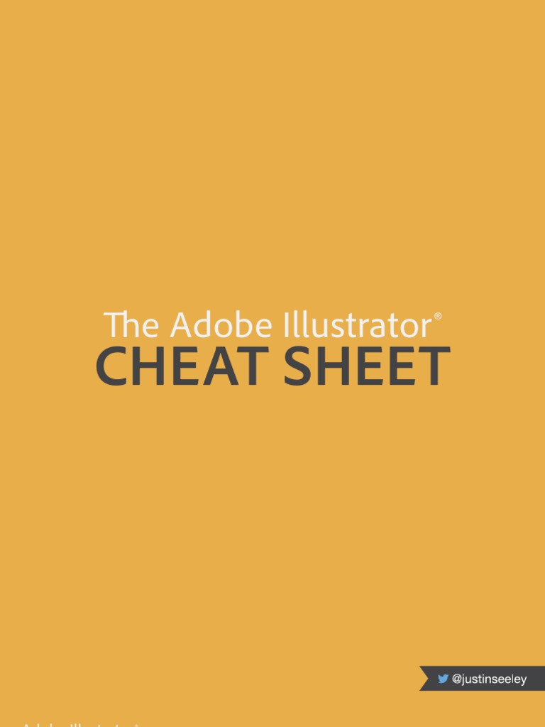 Illustrator Cheatsheet | PDF | Adobe Illustrator | Ibm Pc Compatibles