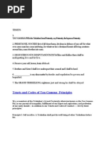 Tau Gamma Tenets Code of Conduct and Guidelines | PDF | Fraternities ...